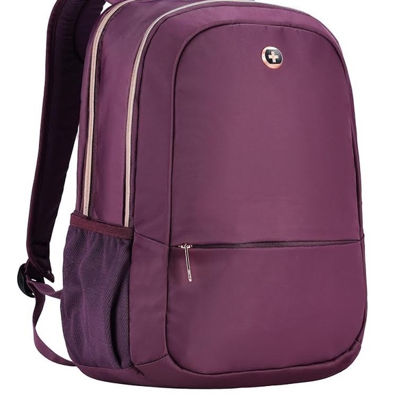 swiss digital | Bags | Swiss Digital Laptop Purple Backpack | Poshmark